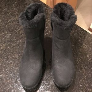 UGG | Shoes | New Ugg Devorah Waterproof Boot Black Wedge Bootie | Poshmark